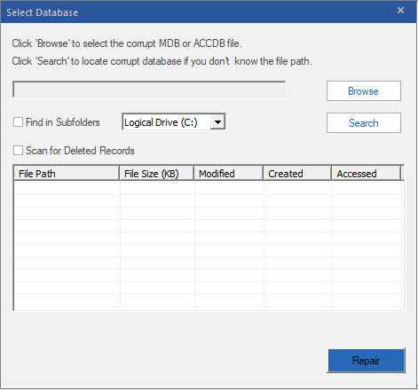 Stellar Repair for Access Software Repairs Corrupt .MDB and .ACCDB Files